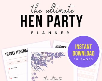 Hen Party Planner - Etsy