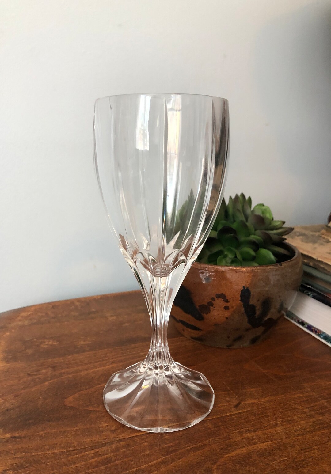 Berkeley Crystal Stemware by Mikasa - Etsy