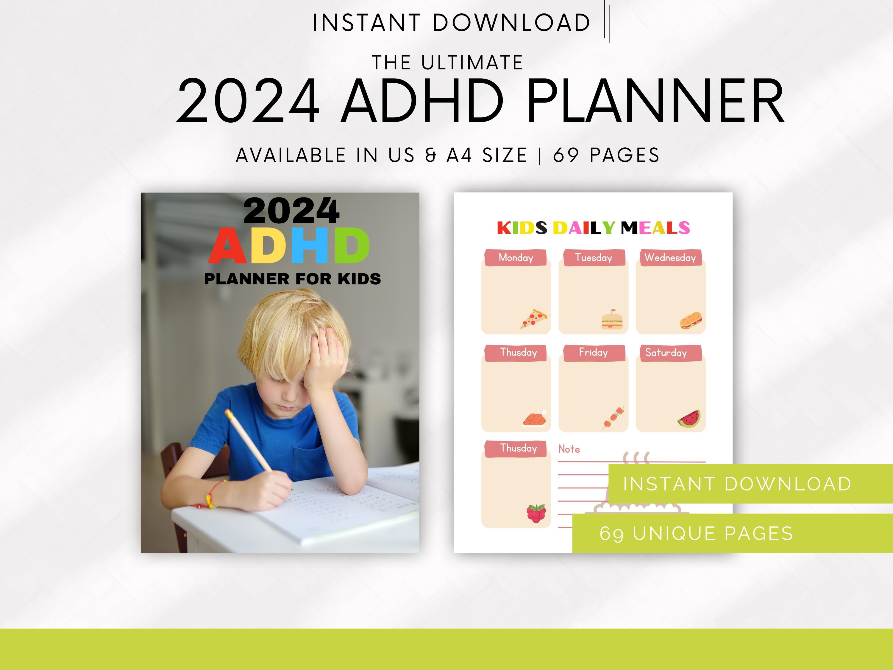 Ultimate ADHD Planner for Kids | Printable Checklist for ADHD ...
