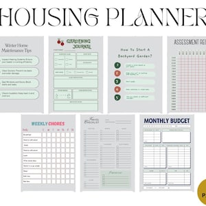 Housing Planner, Home Planner Organizer, House Planning Notebook ...