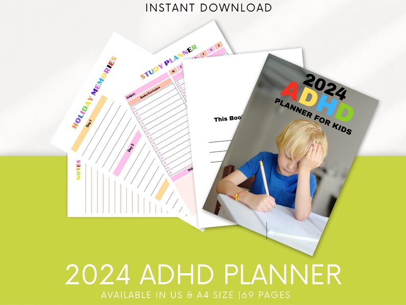 Ultimate ADHD Planner for Kids | Printable Checklist for ADHD ...