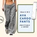 PDF Sewing Pattern: Parachute Pants Cargo Baggy Trousers Trends 2023 # ...