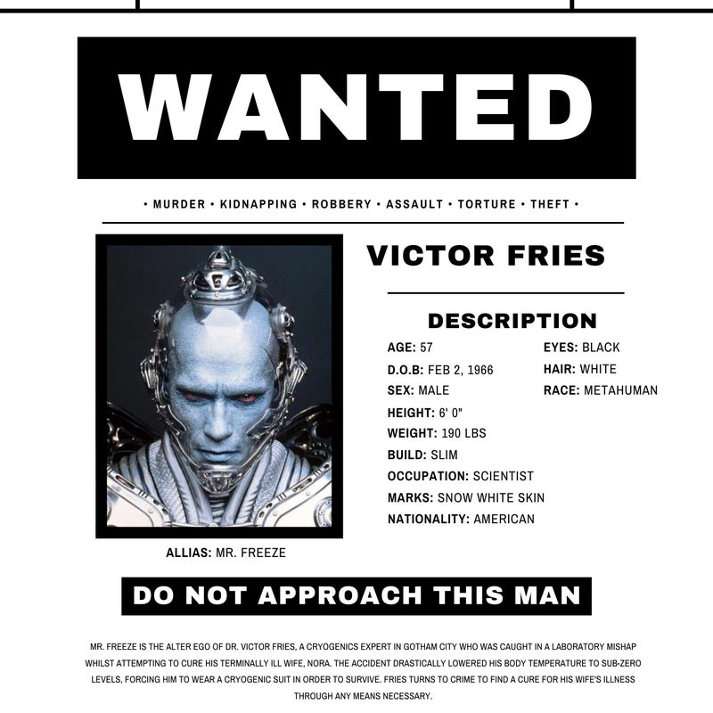 Halloween Wanted Poster - Etsy