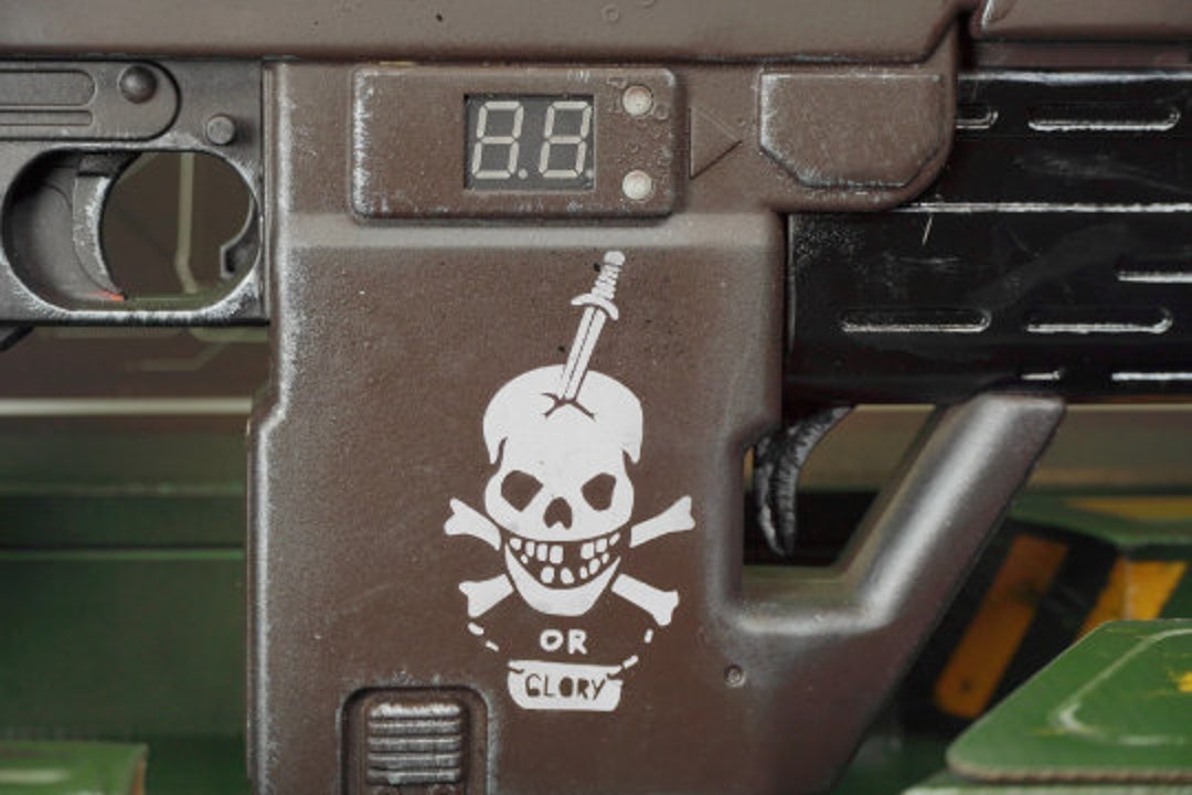 Pulse Rifle und Colonial Marines Armor Decals - Etsy.de