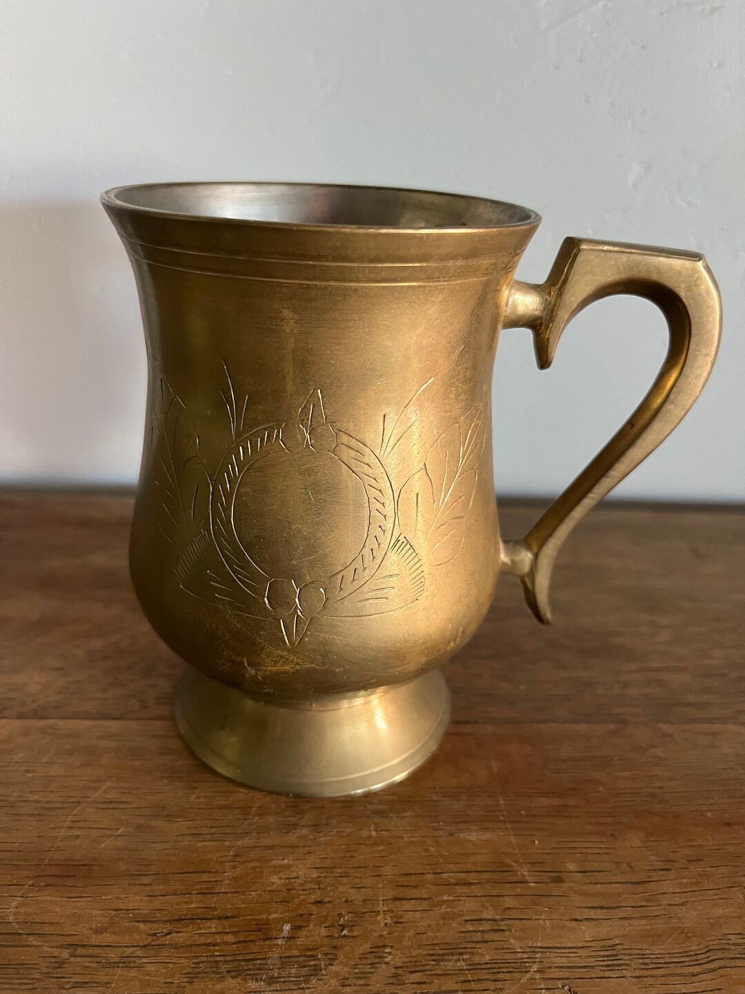 Antique Victorian Solid Brass Ladies Wedding Tankard. - Etsy