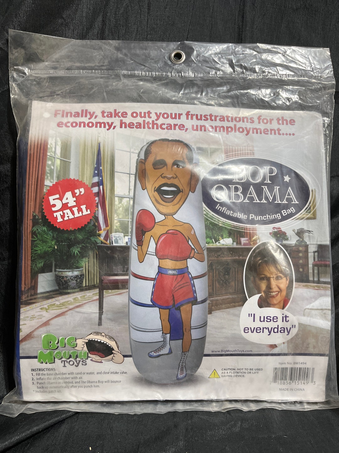 Bop Obama Punching Bag - Etsy