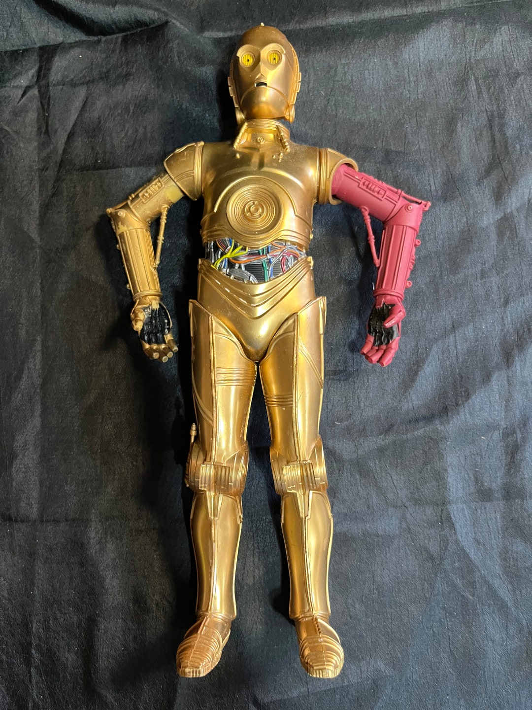 Star Wars C-3PO Red Arm Action Figure - Etsy