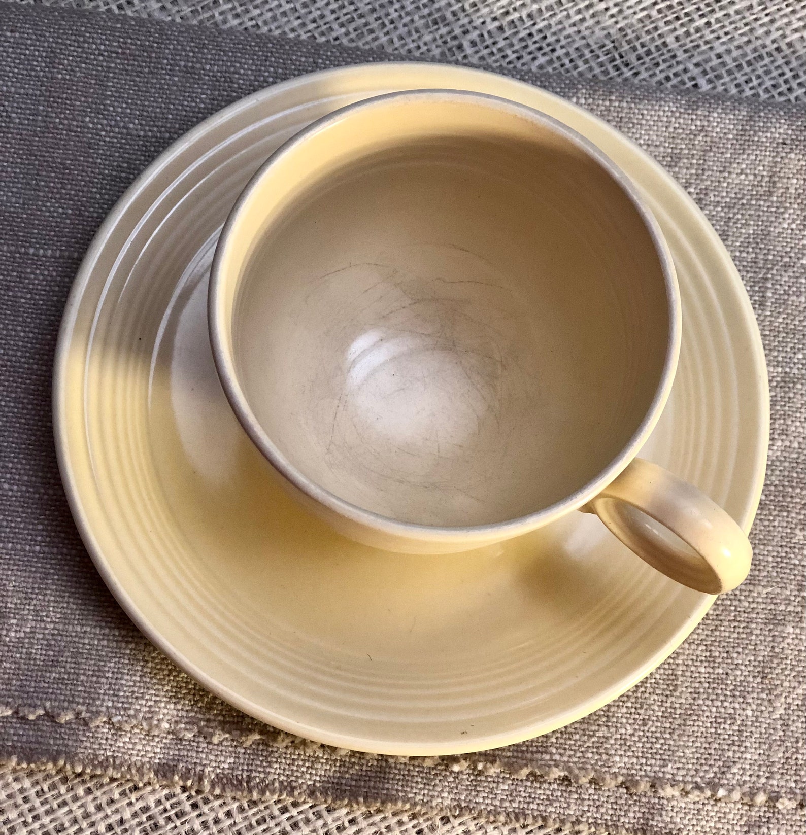 Fiesta Ware Cup and Saucer - Etsy