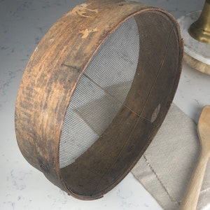 Round Bentwood Grain Flour Sifter - Etsy