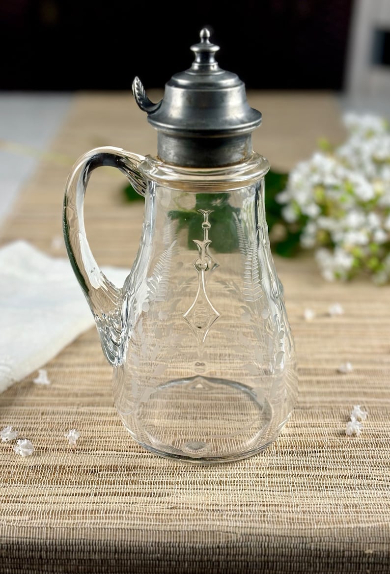 Antique Lang and Lauster Syrup Cruet - Etsy