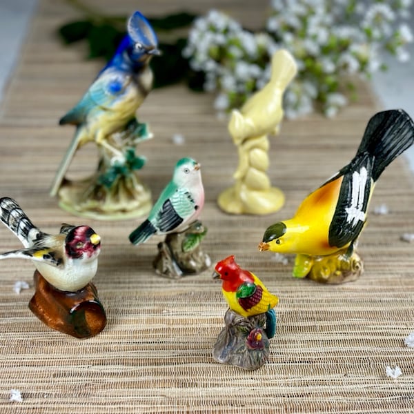 Bird Figurines - Etsy