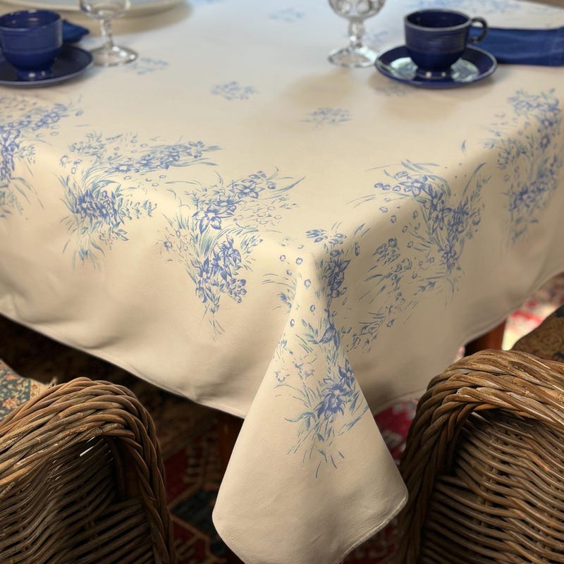 Floral Tablecloth - Etsy