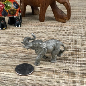 Vintage Small Elephant Figurines Collection (3) - Etsy