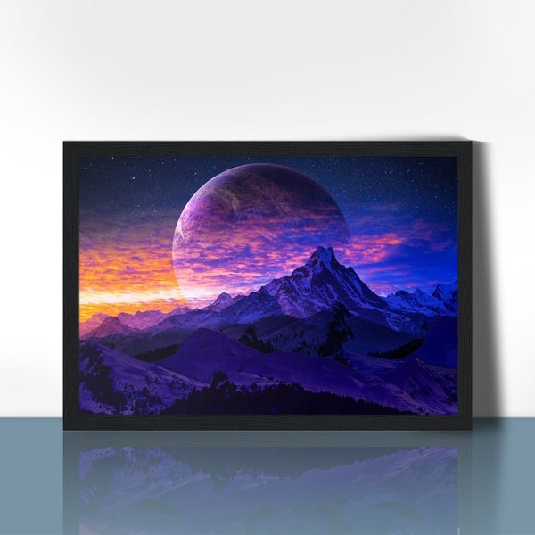 Alien World Poster - Etsy