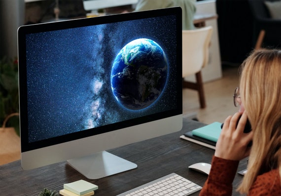 Space Wallpaper For Computer Station