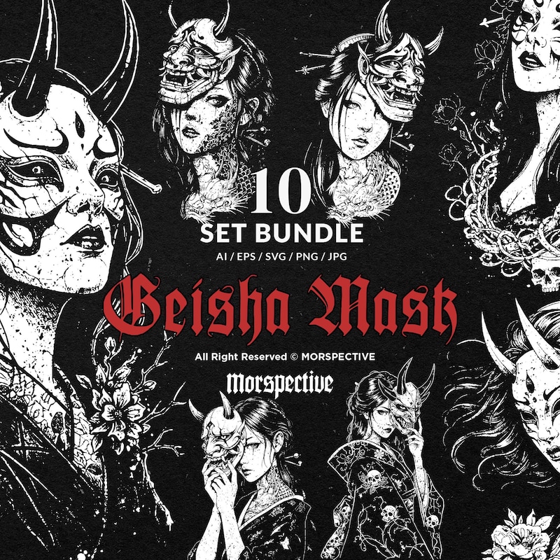 Geisha Mask - Etsy - Page 2