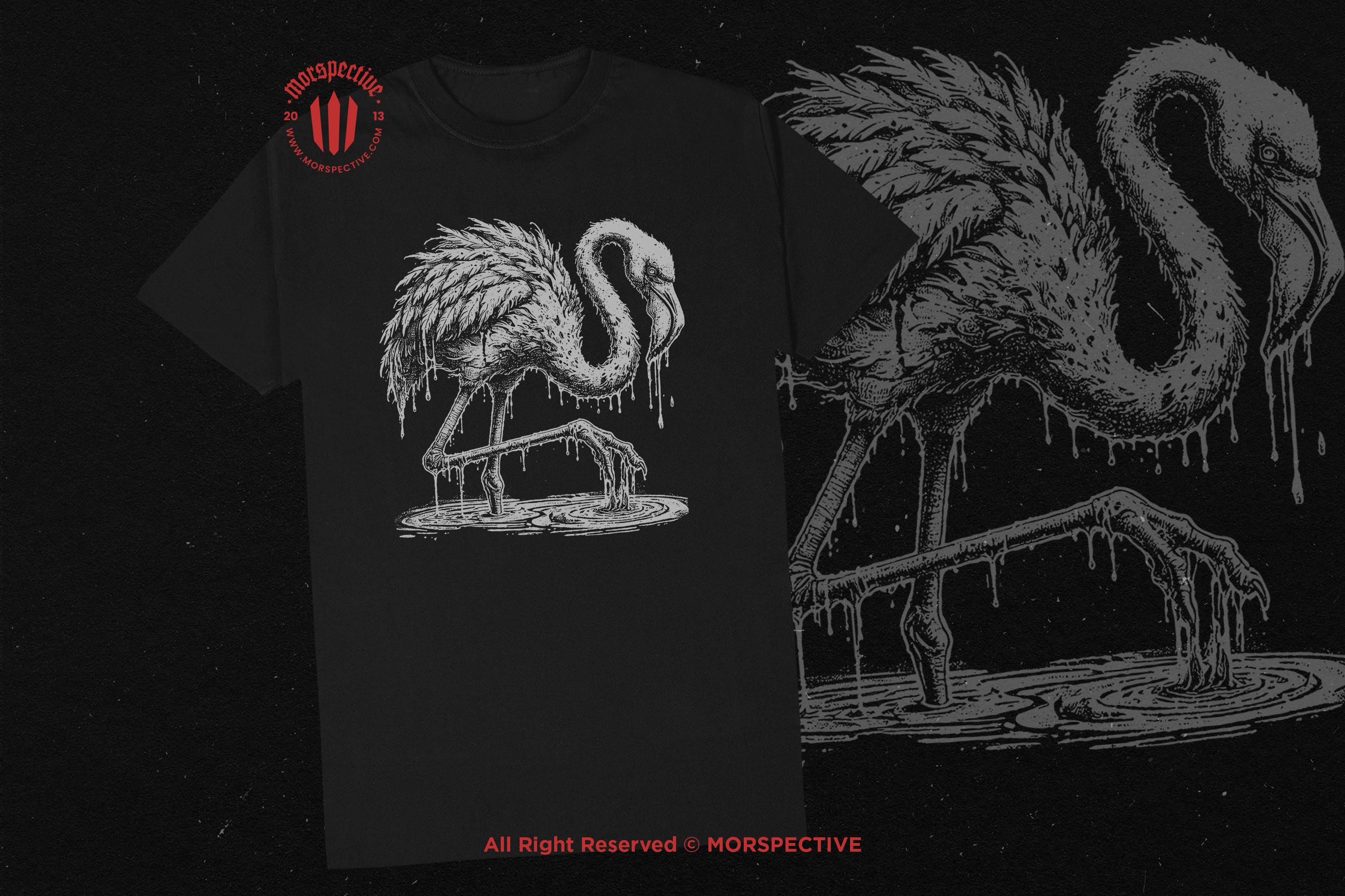 10 Bundle Dark Art Flamingo Bird Gothic Scary Horror Animal Tattoo ...