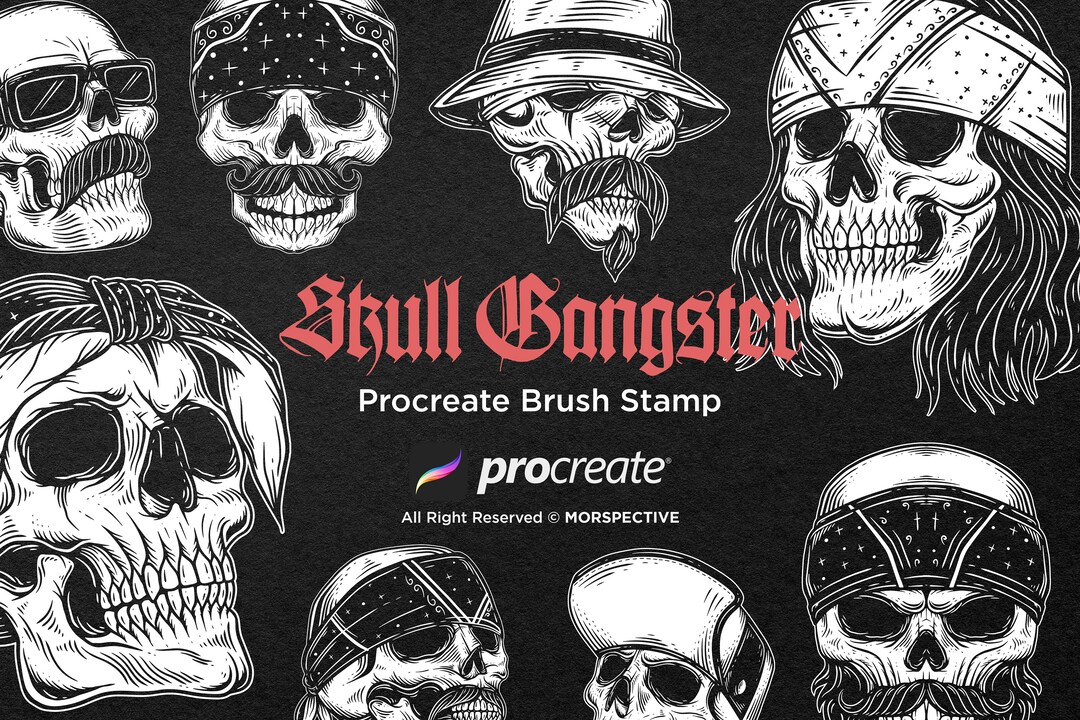 15 Skull Head Face Gangster Mafia Tattoo Vintage Dark Artworks ...