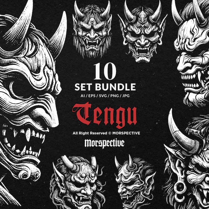 Tengu Mask - Etsy