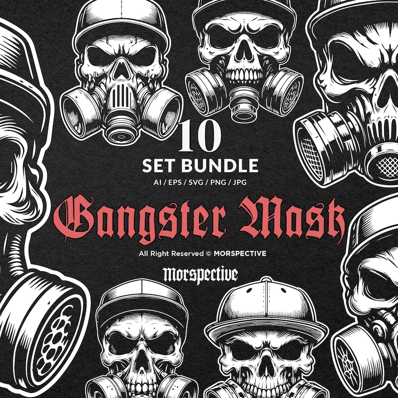 Gangster Mask - Etsy
