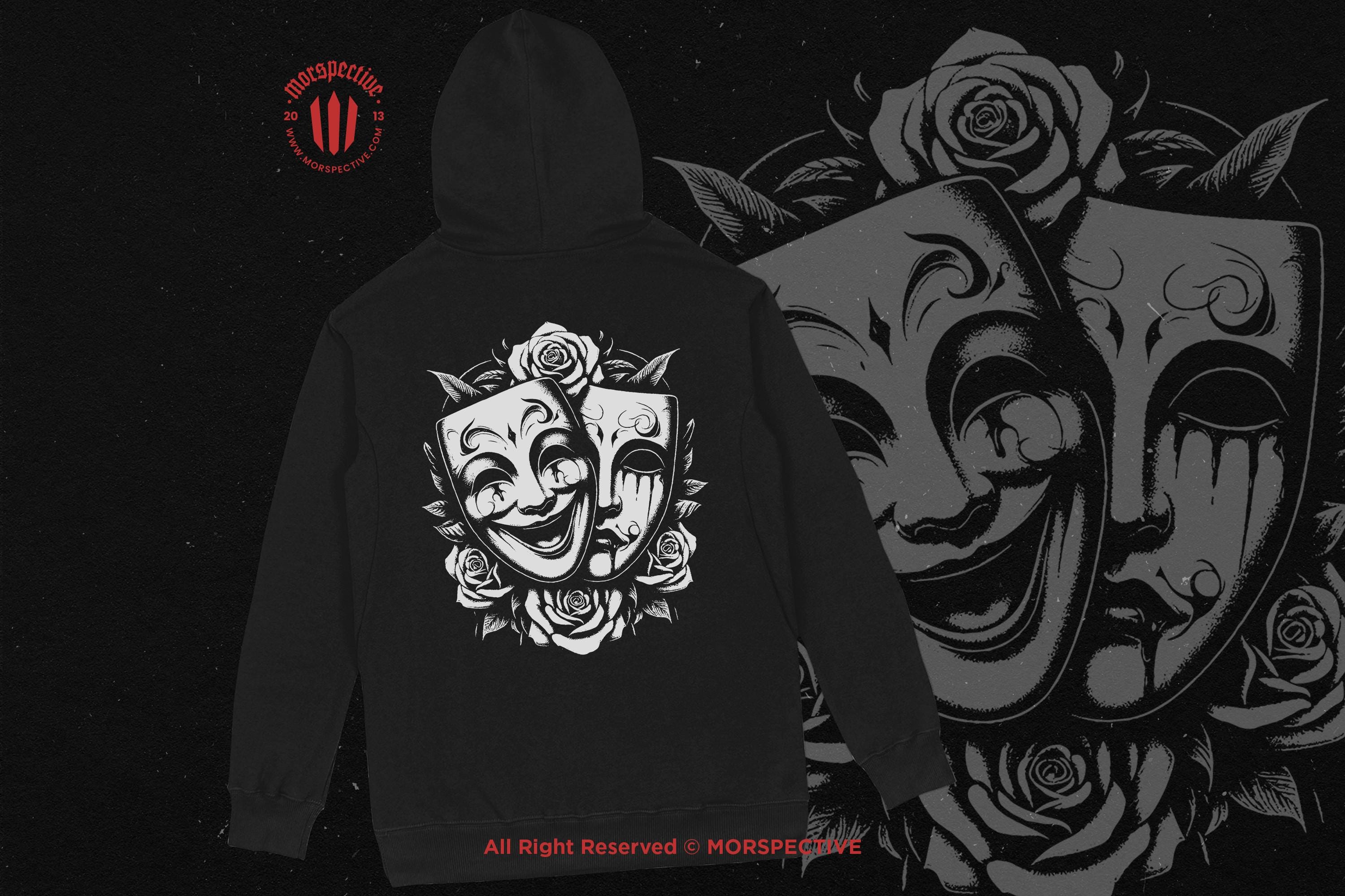 10 Bundle Dark Art Smile and Cry Mask Happy Sad Laugh and Crying Tattoo ...