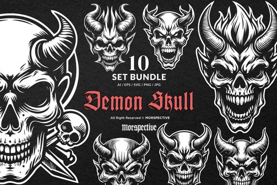 Angry Skull Tattoo Designs