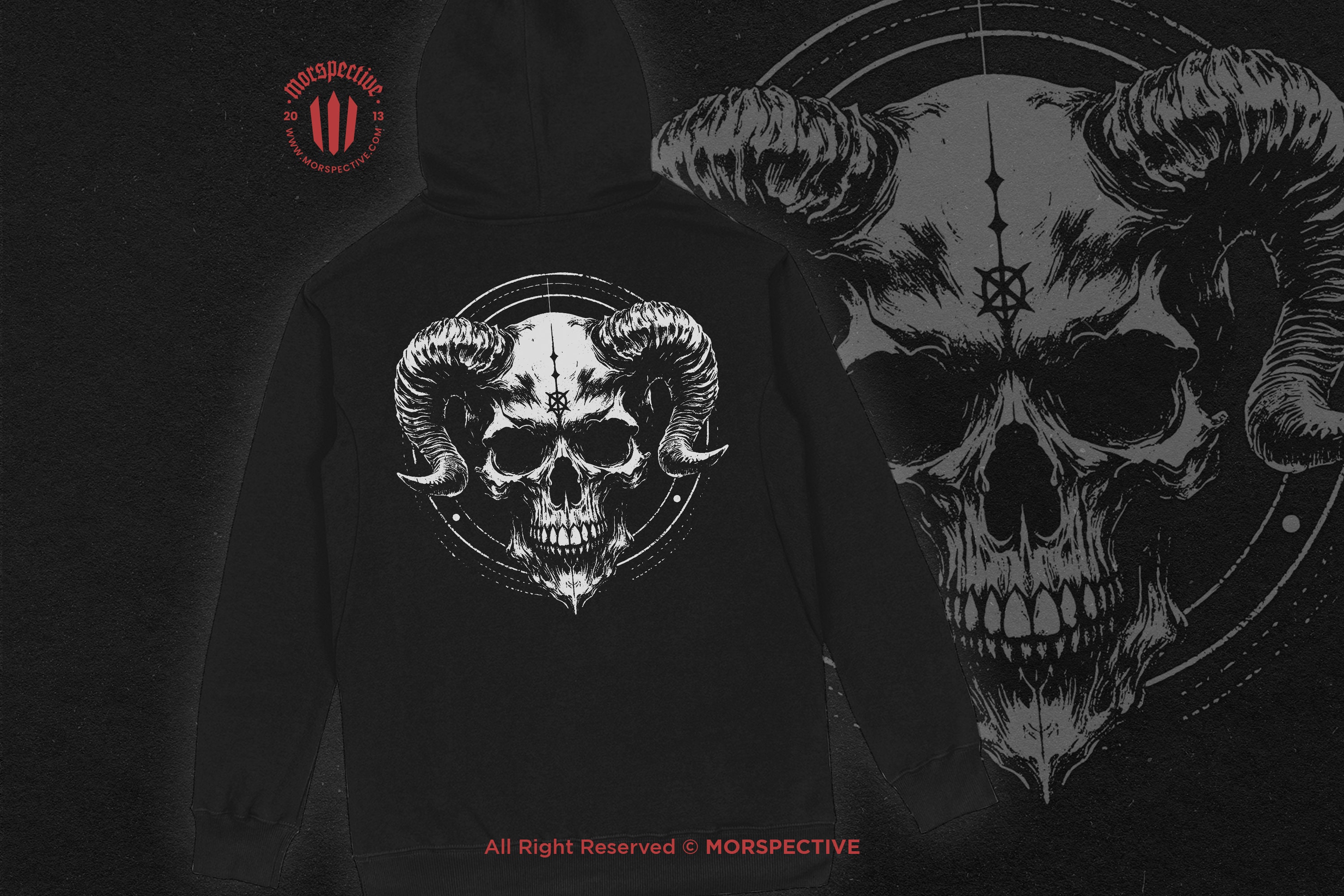 10 Bundle Dark Art Skull Demon Baphomet Horn Devil Grunge Vintage ...