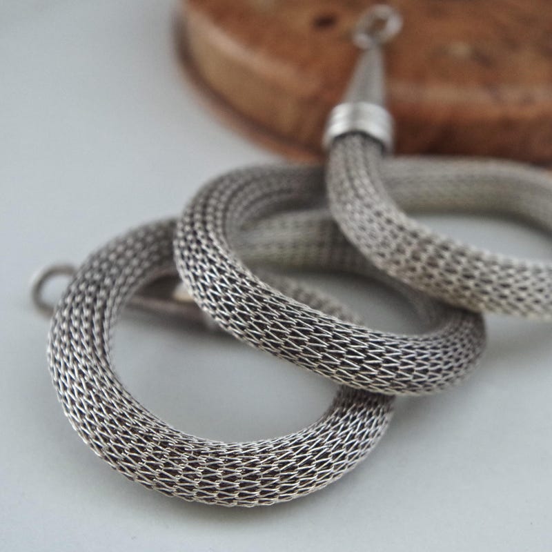 Mesh Tube Necklace - Etsy