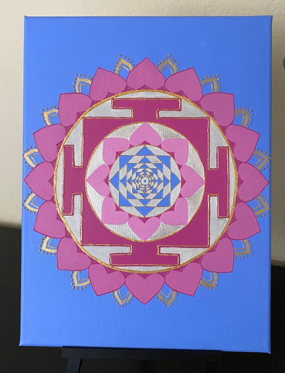 Yantra Venus Yantra Mandala Mandala Painting Mandala Art - Etsy