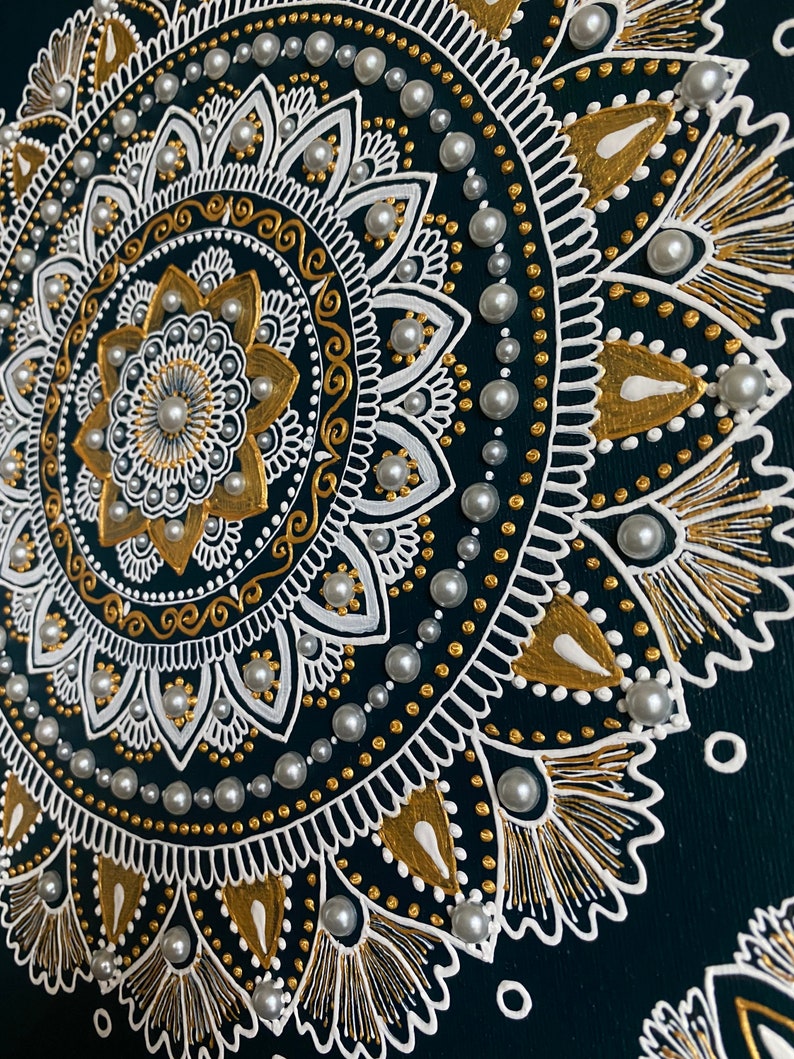 Mandala Mandala Painting Mandala Art Canvas Acrylic Paint - Etsy