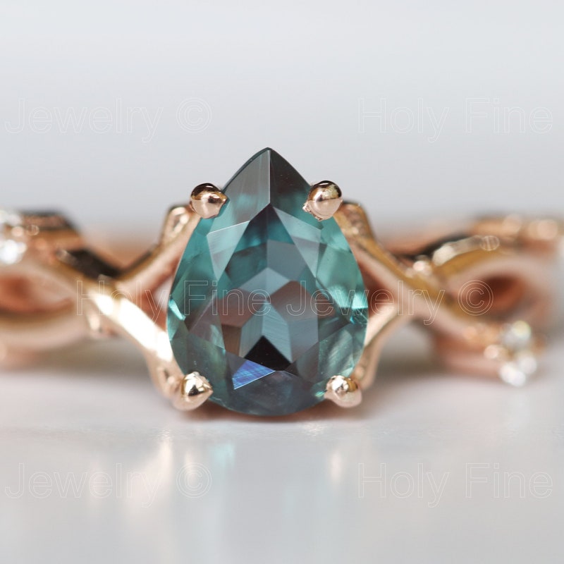 Leaf Diamond Ring - Etsy