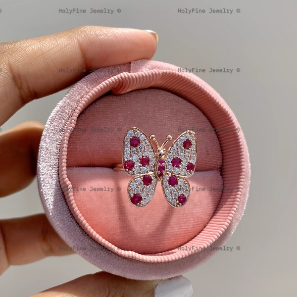 Ruby Butterfly - Etsy