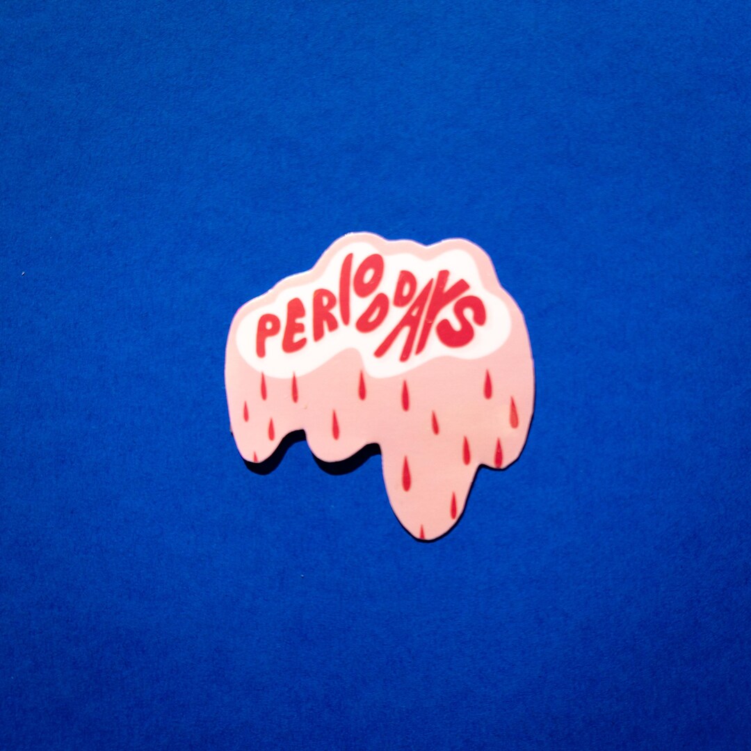 Period Days Sticker – Feminist Vinyl Sticker With a Cloud of Period ...