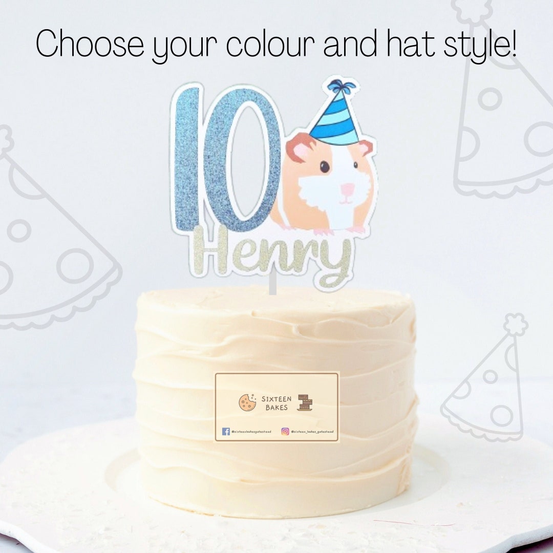 Hamster Cake Topper Pet Hamster Birthday Cake Topper Hamster Cake ...