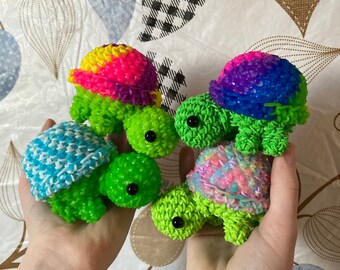 Rainbow Loom Turtle | Etsy