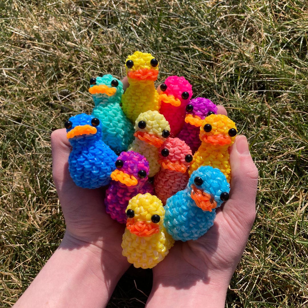 Rainbow Loom Duck - Etsy