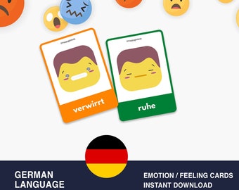 Feelings Card Set Digital Download - Etsy