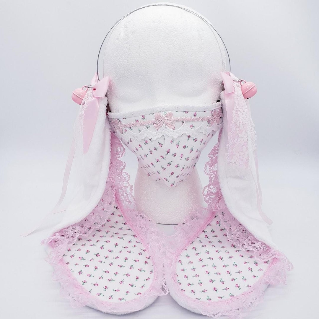 Baby Pink Rose Bunny Ears - Etsy