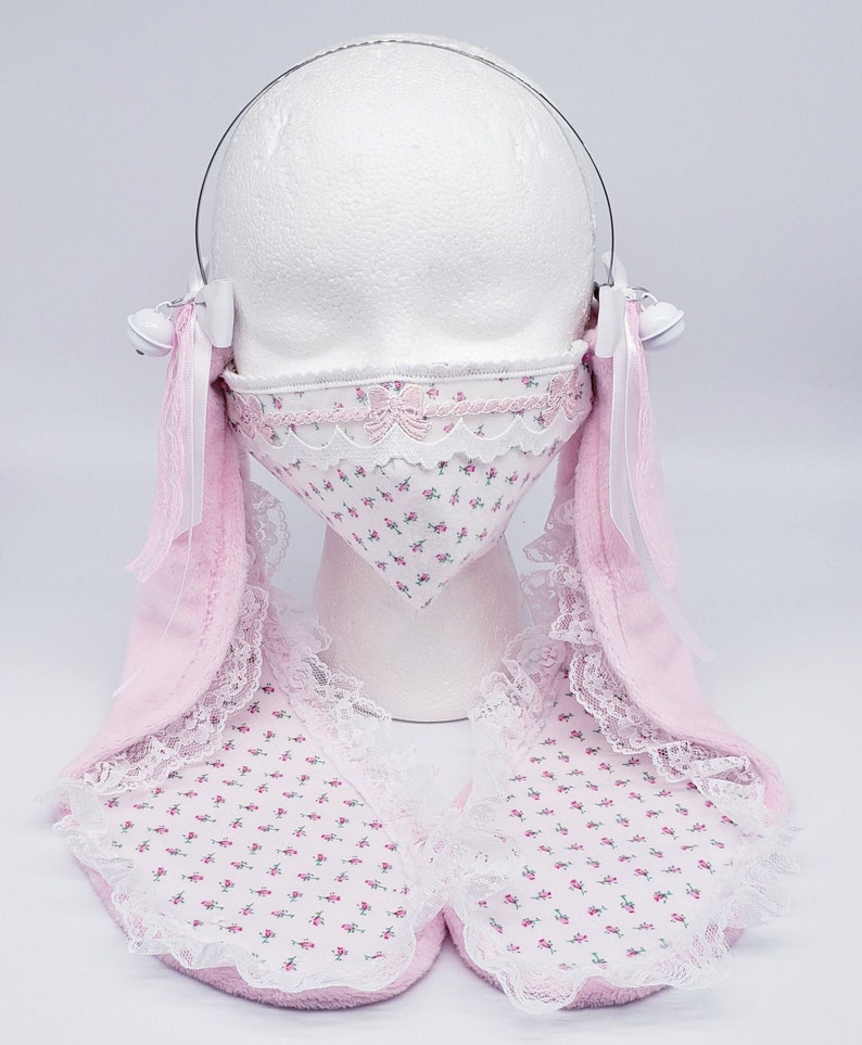 Baby Pink Rose Bunny Ears - Etsy