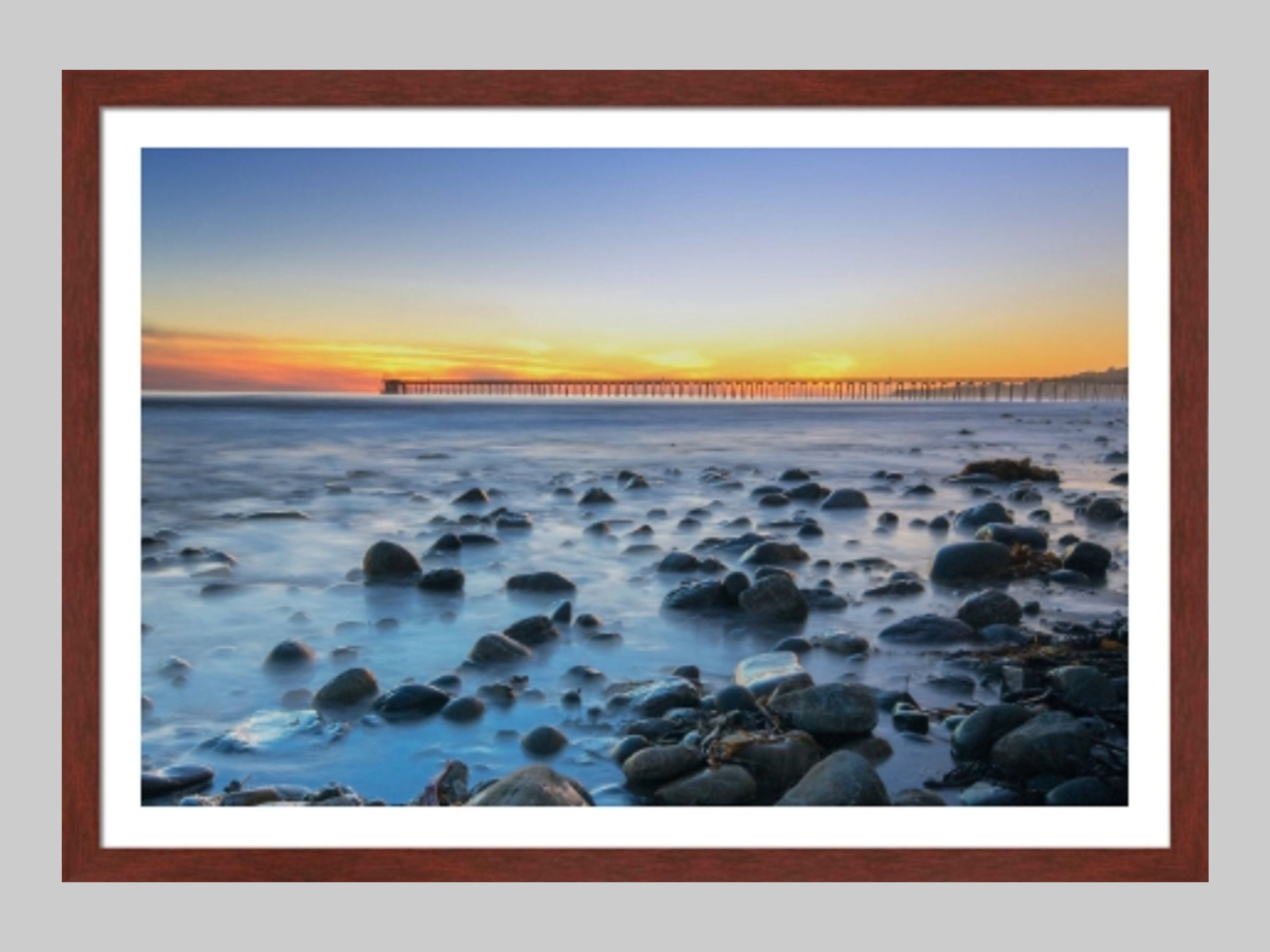Santa Barbara Sunset Fine Art Photo | Sunset Themed Home Decor | Goleta ...