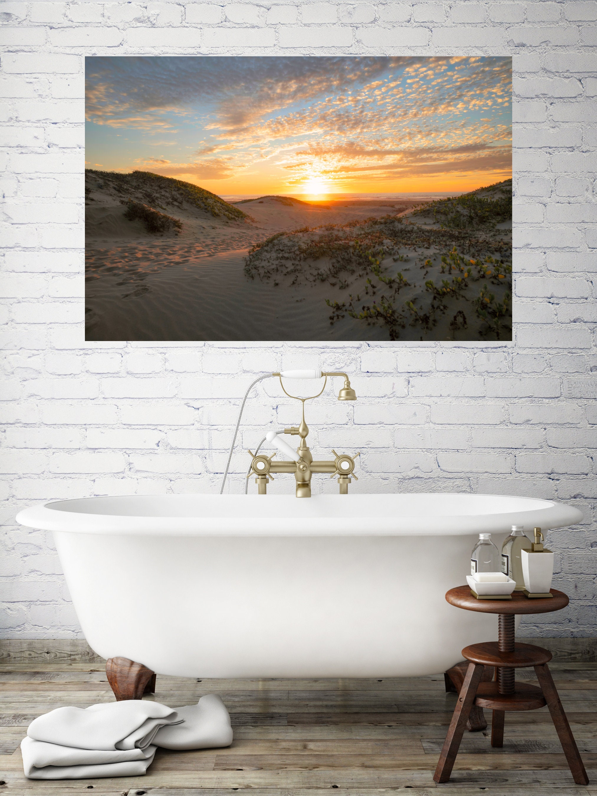 Beach Sunset Photo Print: Morro Bay Dunes, Coastal Decor (digital ...