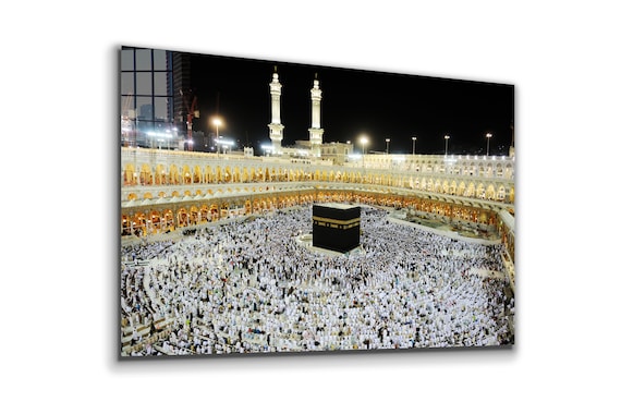 The Kaaba Al-kaʿbah the Cube Ka'bah Kabah Tempered | Etsy