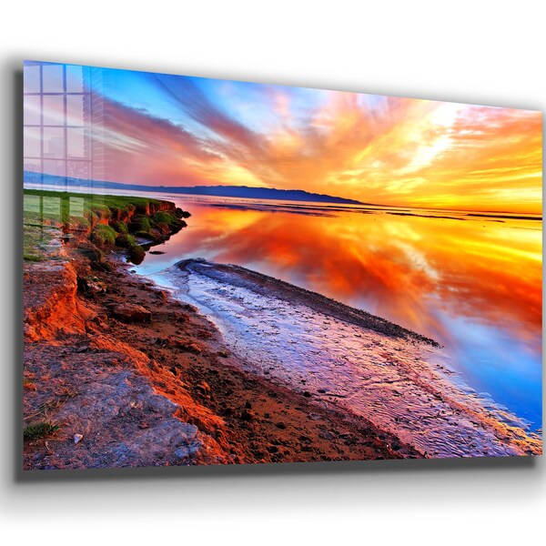 Large Sunset Painting - Etsy