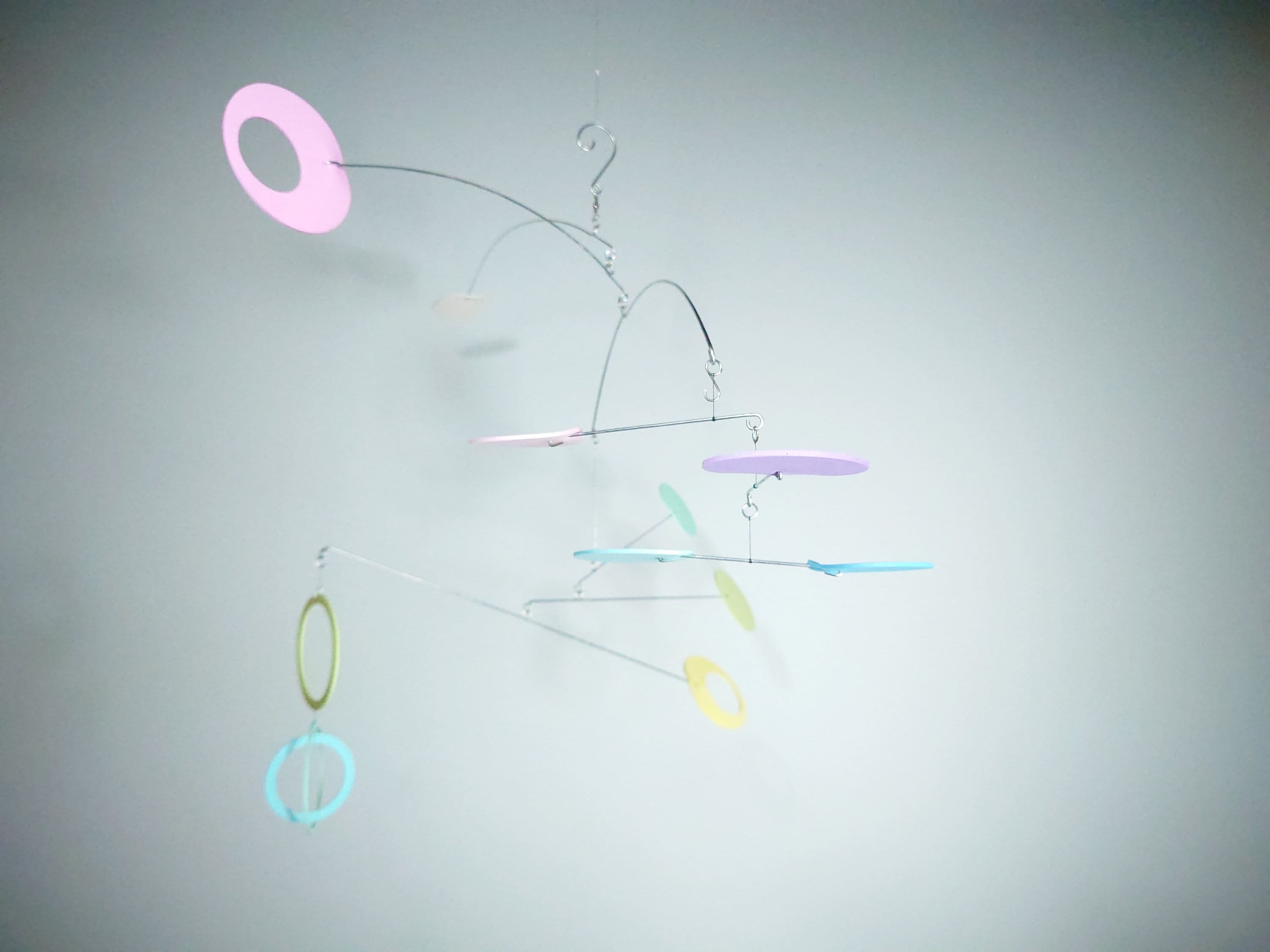 Pastel Spinning and Floating Baby Girl Crib Mobile - Etsy