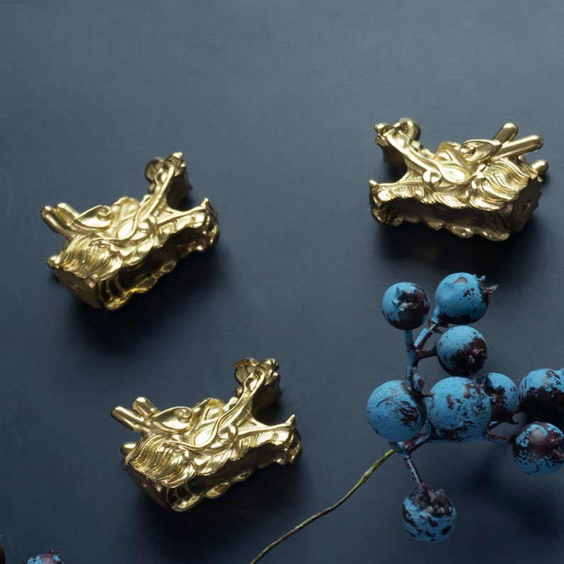 Creative Brass Knobschinese Style Dragon Knobs Furniture | Etsy