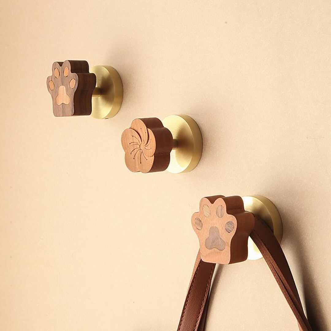 Creative Handmade Wood Hooks, Coat Hooks, Modern Wall Hooks, Handmade ...
