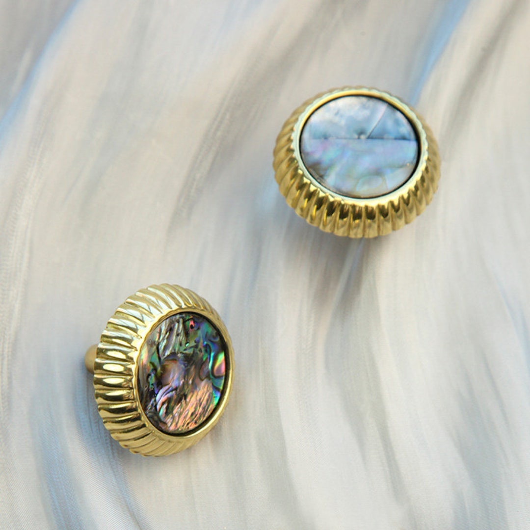 Shell Brass Shell Handles, Drawer Handles, Kitchen Cabinet Handles ...