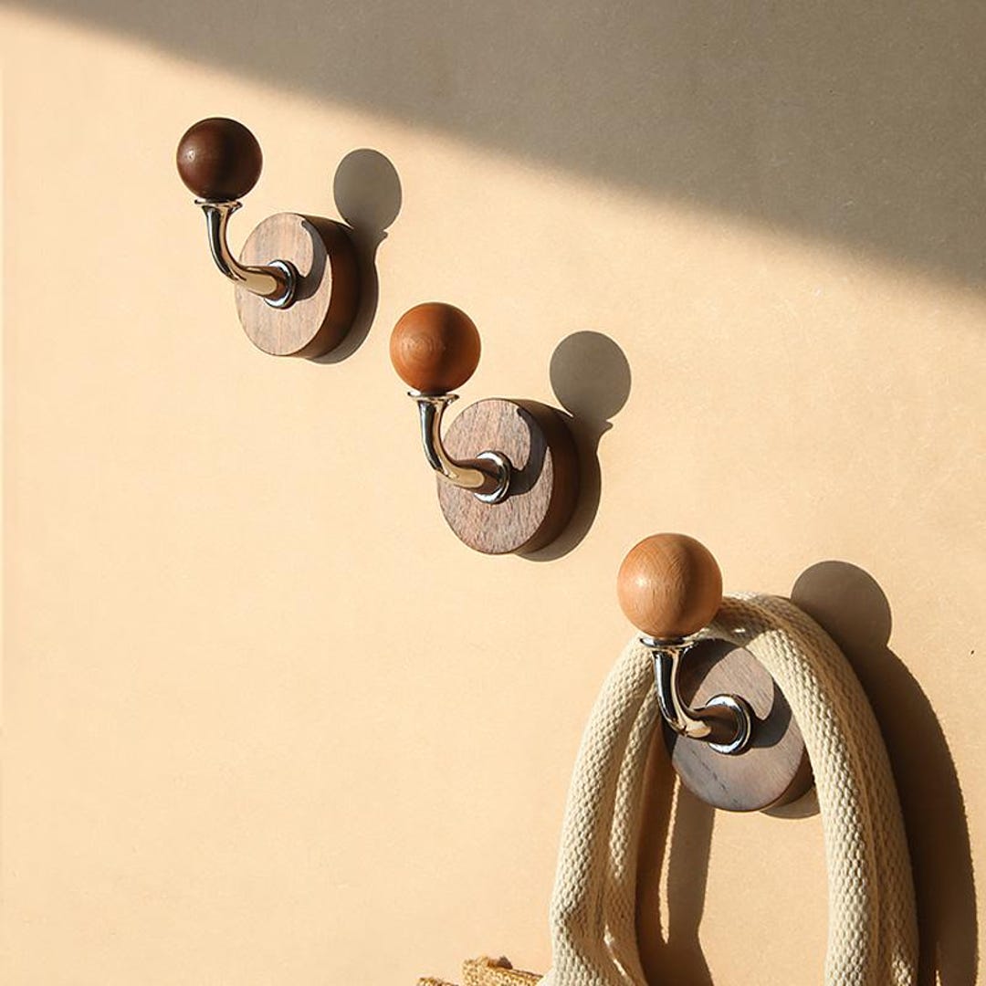 Creative Wooden Hook,coat Hooks, Home Improvement,clothes Hook,handmade ...