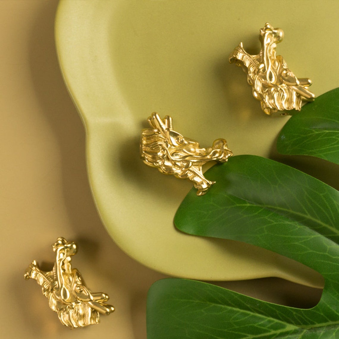 Creative Brass Knobschinese Style Dragon Knobs Furniture | Etsy