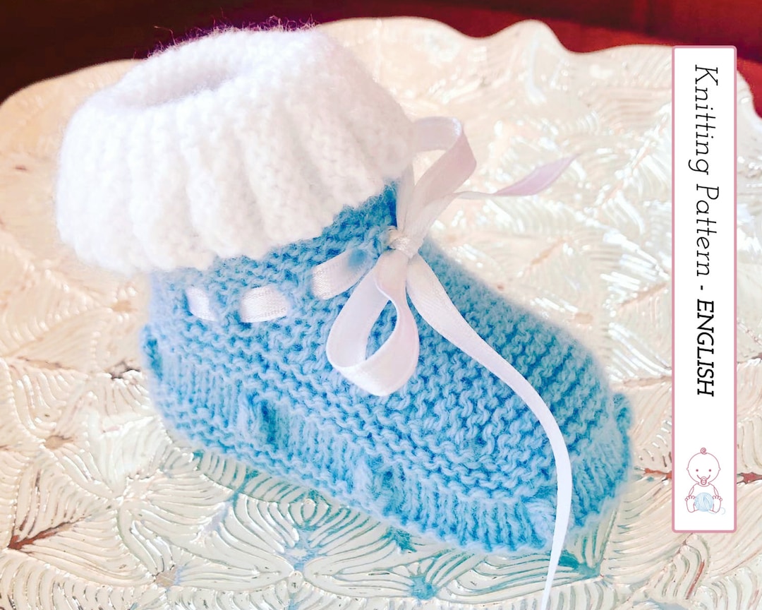 Winter Baby Booties, KNITTING PATTERN 122 (english) | Sizes 0-3 Months ...
